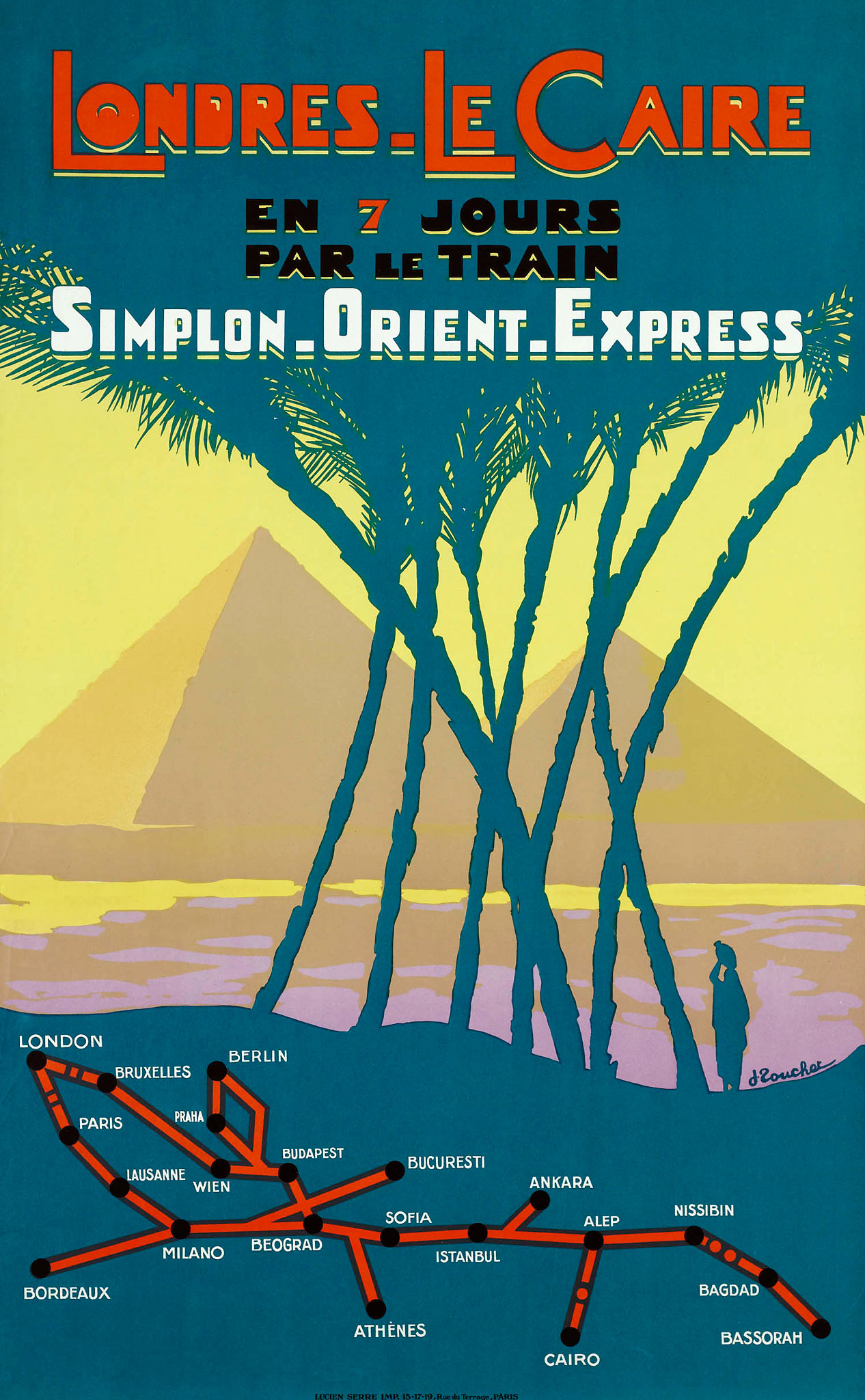 Affiches en brochures voor de Oriënt-Express 1888-1988 | retours