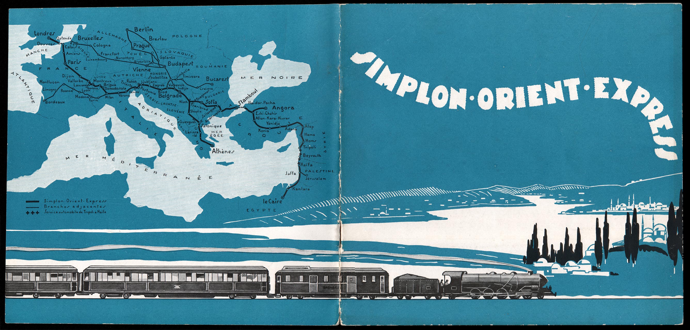 Affiches en brochures voor de Oriënt-Express 1888-1988 | retours
