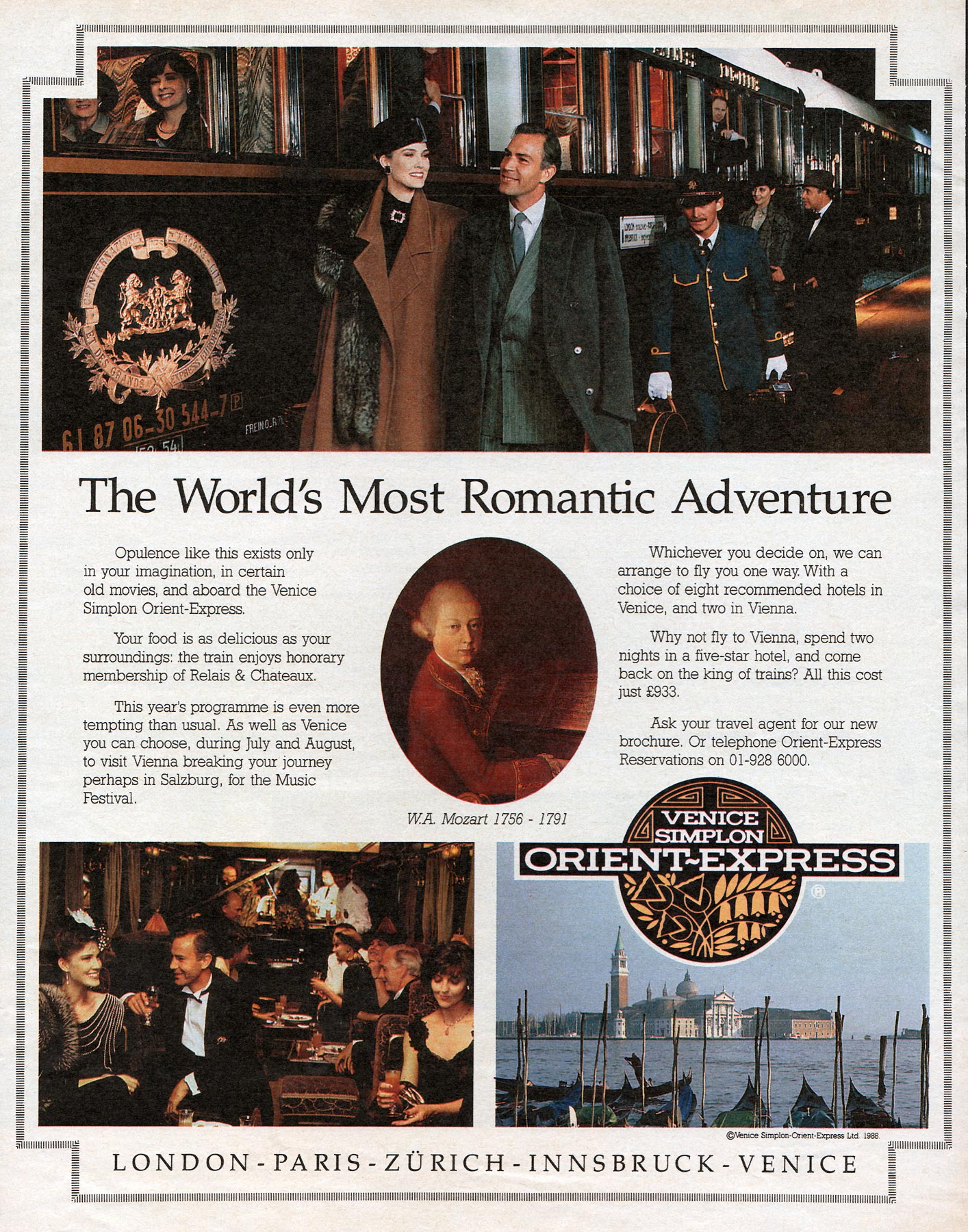 Affiches en brochures voor de Oriënt-Express 1888-1988 | retours